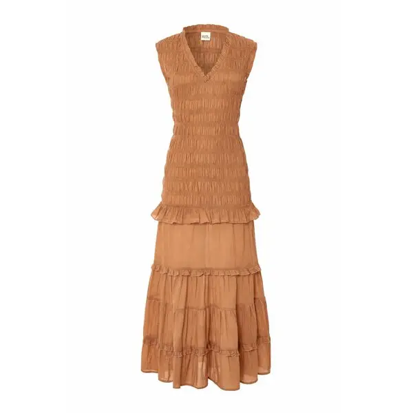 PAR Y ESCALA SL Cami Dress Camel