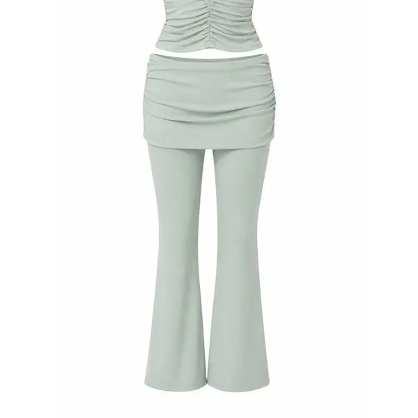 Carmen Says Turquoise Persephone Jersey Pants