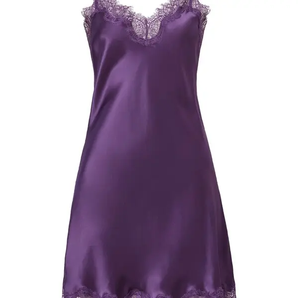 SAINTED SISTERS Scarlett Chemise In Iris