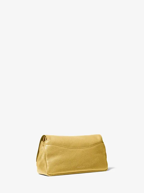 Michael Kors Bryant Large Textured Leather Convertible Shoulder Bag - Green