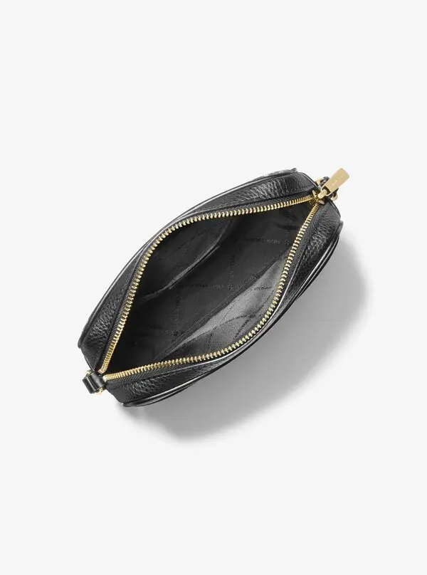 Michael Kors Jet Set Travel Small Houndstooth Print Camera Crossbody Bag