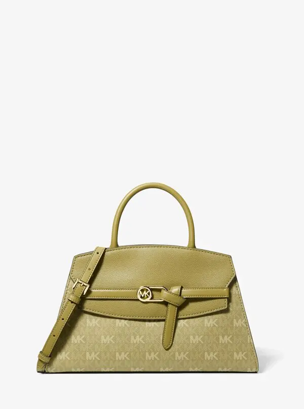 Michael Kors Greta Medium Signature Logo Satchel