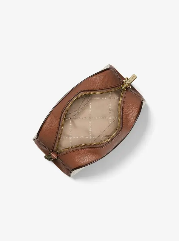 Michael Kors Ashton Extra-small Signature Logo Camera Crossbody Bag - Natural