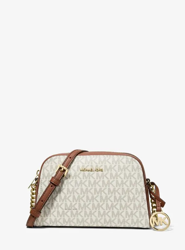 Michael Kors Ashton Extra-small Signature Logo Camera Crossbody Bag - Natural