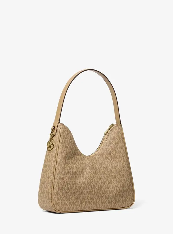 Michael Kors Nayla Small Signature Logo Hobo Shoulder Bag