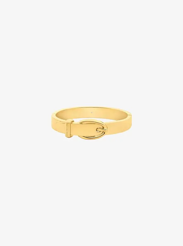 Michael Kors Buckled Bangle Bracelet - Gold