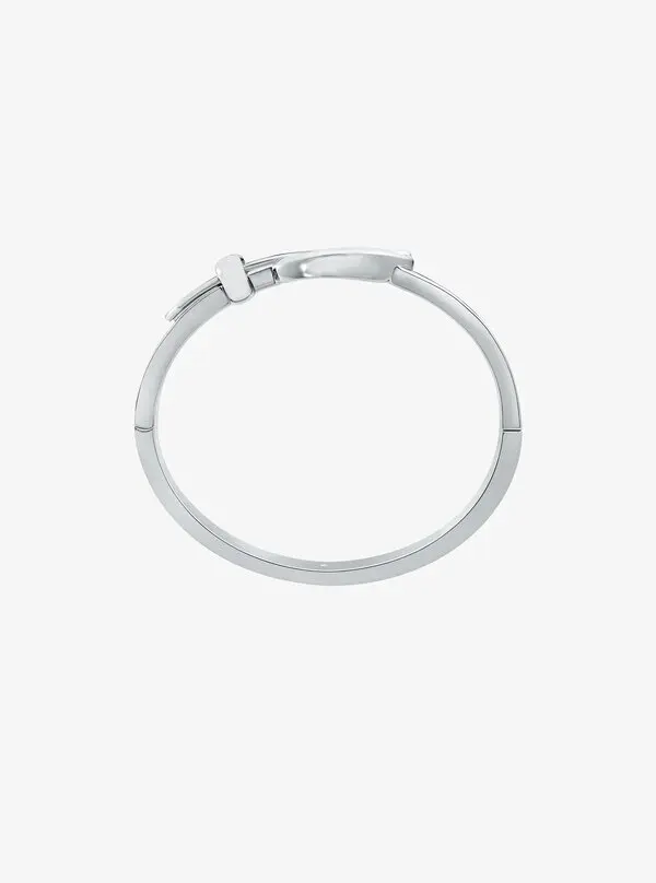 Michael Kors Buckled Bangle Bracelet - Silver