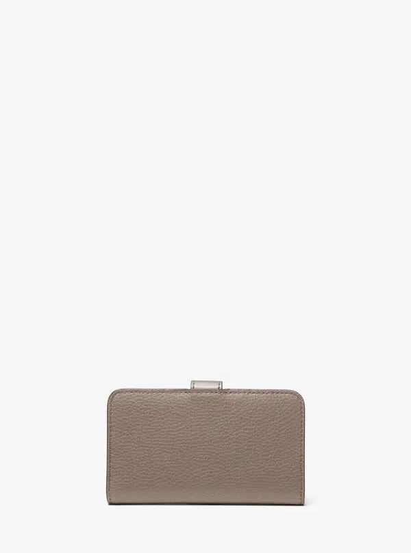 Michael Kors Jet Set Travel Medium Pebbled Leather Wallet