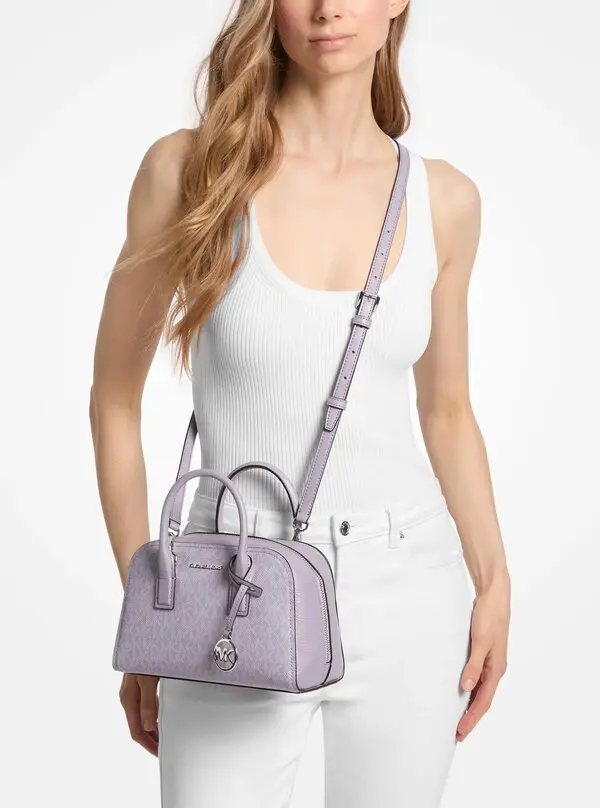 Michael Kors Ashton Small Signature Logo Messenger Bag