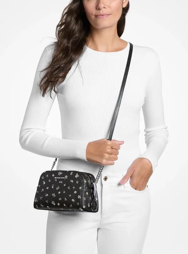 Michael Kors Ashton Extra-small Floral Printed Camera Crossbody Bag
