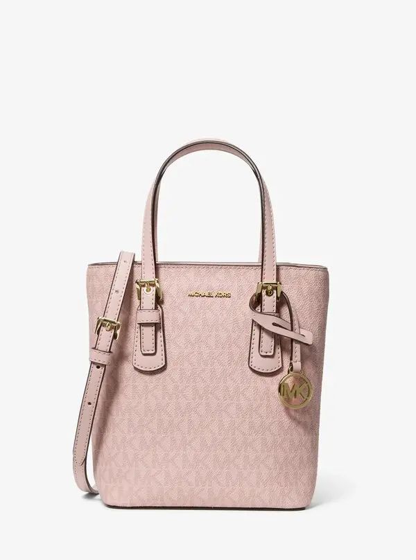 Michael Kors Voyager Extra-small Signature Logo Convertible Crossbody Bag - Pink