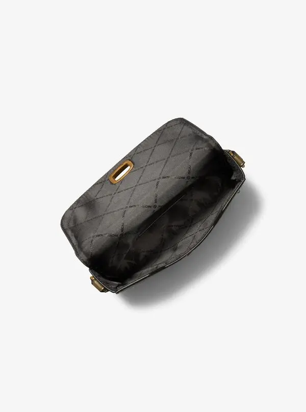 Michael Kors Bryant Small Leather Crossbody Bag - Green
