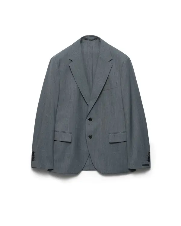 Prada Single-breasted Wool Jacket