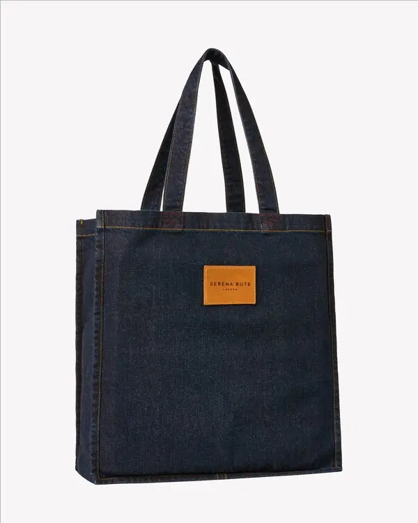 Serena Bute Denim Tote Bag