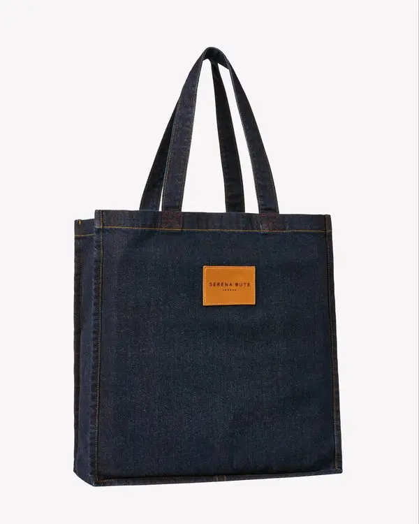 Serena Bute Denim Tote Bag