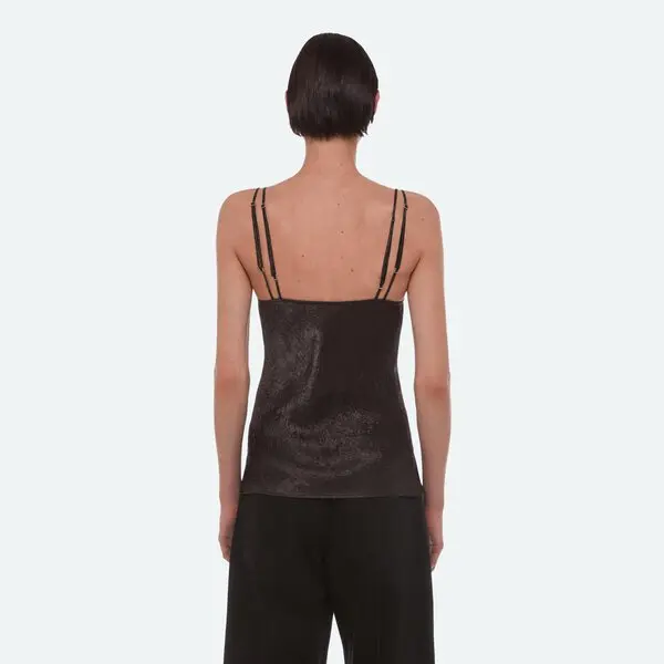 Helmut Lang Crinkle Slip Top - Truffle