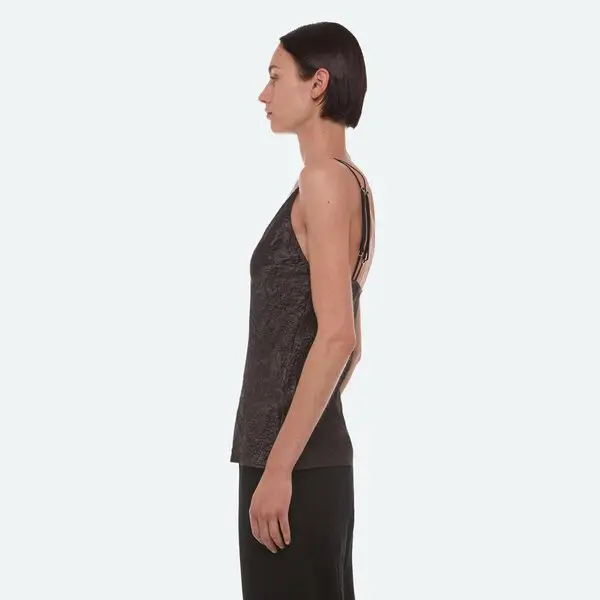 Helmut Lang Crinkle Slip Top - Truffle