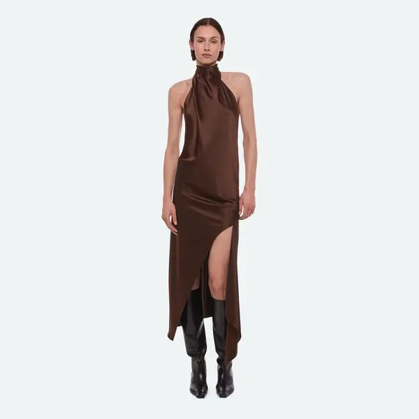 Helmut Lang Silk Tie Scarf Dress - Serra