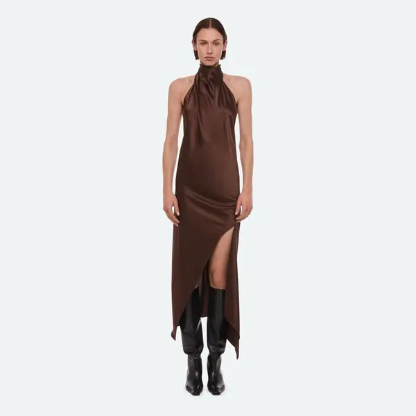 Helmut Lang Silk Tie Scarf Dress - Serra