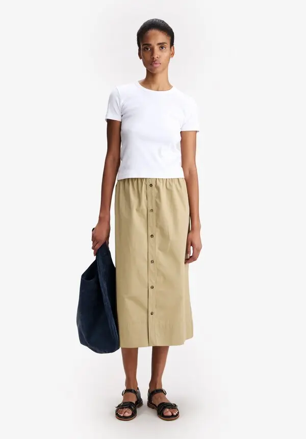 A.p.c. Long Organic Cotton Skirt