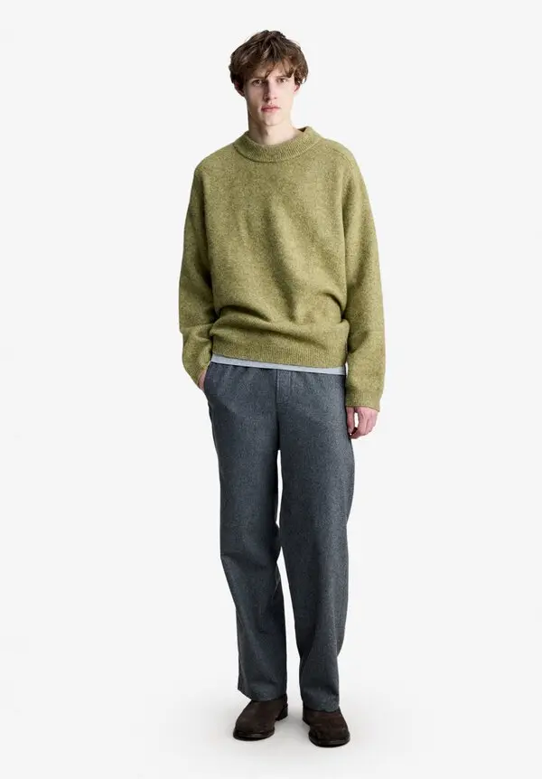 A.p.c. Dylan Sweater Loone Sizee-fit Light Khaki Sweater Jab - Khaki Green