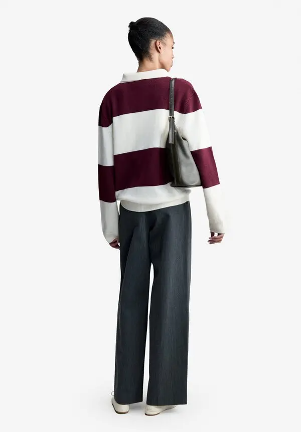 A.p.c. Luis Polo White And Wool Rugby Polo Shirt Tgc