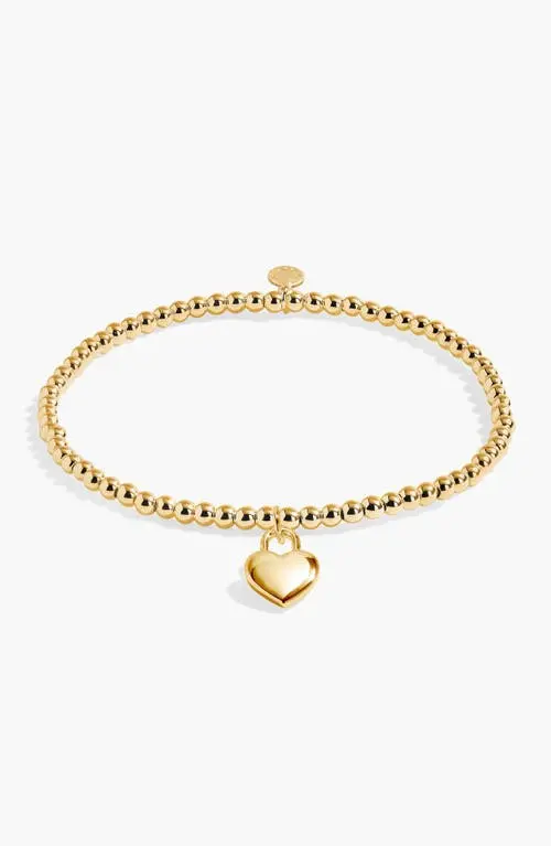 A LITTLES & CO A Little Lots Of Love Heart Charm Bracelet In Gold Tone