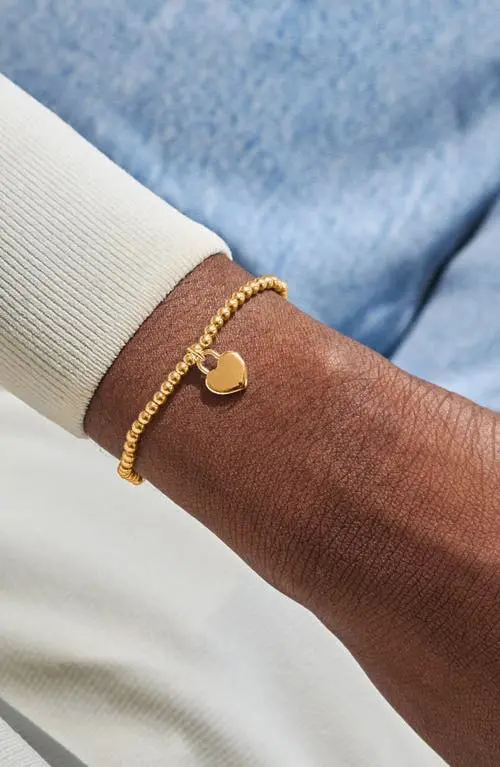 A LITTLES & CO A Little Lots Of Love Heart Charm Bracelet In Gold Tone
