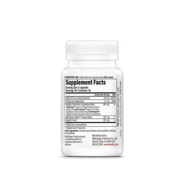 KYOLIC Immune Mushrooms Supplement | Chaga
