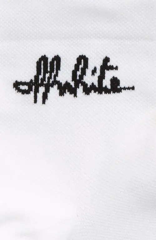 Off-White Script Short Socks