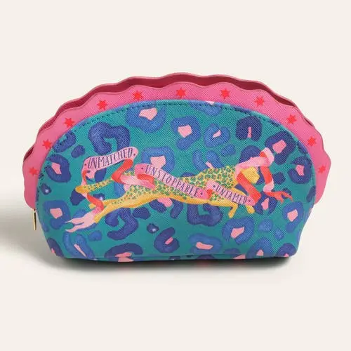 ZSA ZSA ZSU Meilin Makeup Bag 8" X 3" Travel Essential