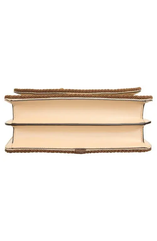 Valentino Garavani Vlogo Embroidered Silk Shoulder Bag