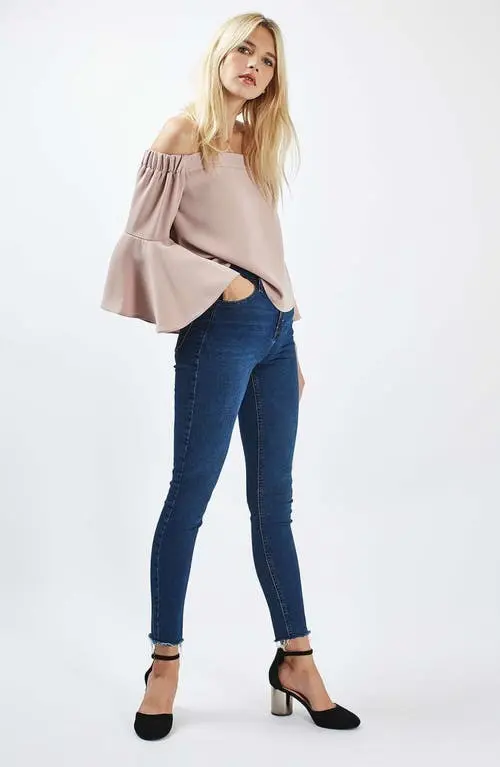 Topshop Ella Off The Shoulder Top