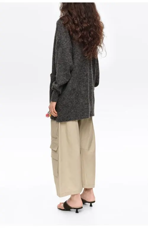 Bimba Y Lola Long Alpaca Blend Cardigan