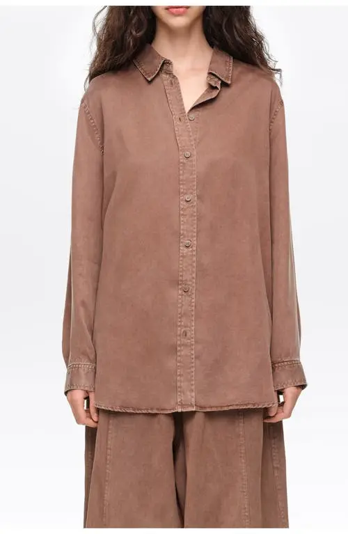 Bimba Y Lola Straight Fluid Lyocell Shirt