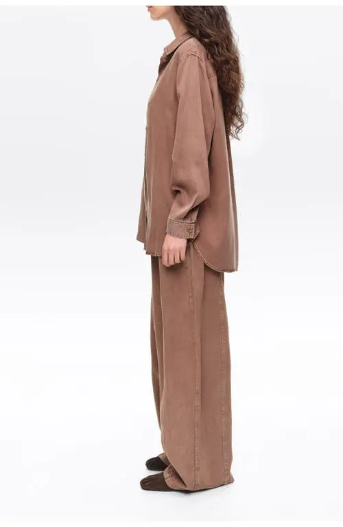 Bimba Y Lola Straight Fluid Lyocell Shirt