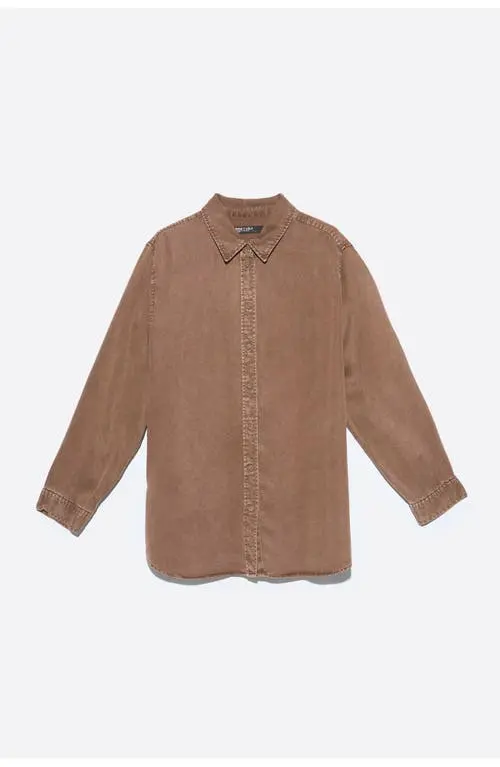 Bimba Y Lola Straight Fluid Lyocell Shirt