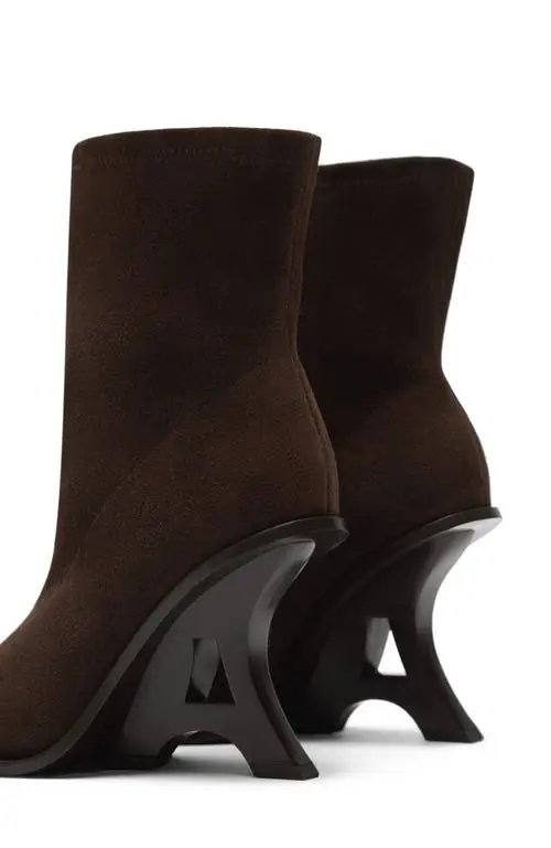 Manière De Voir The Eiffel Heeled Suede Boot