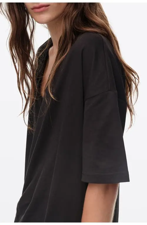 Bimba Y Lola Two-material Knot T-shirt Dress