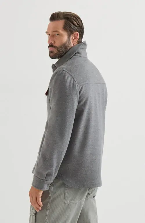 Brunello Cucinelli Lightweight Virgin Wool Cloth Shirt-style Outerwear Jacket