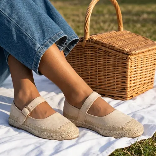 KNEETOES Oaklyn Flats - White