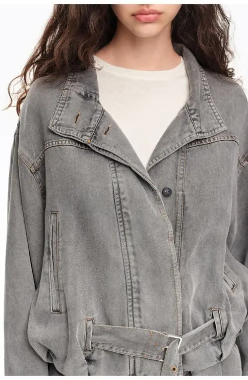 Bimba Y Lola Fluid Denim Jacket
