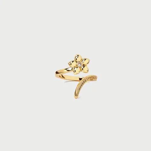 YOJ Meigu Crystal Open Ring