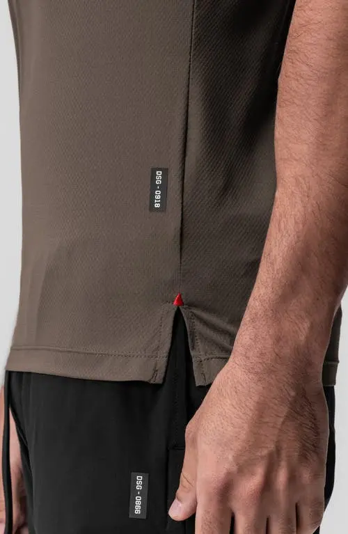 ASRV Aerosilver Fitted Training T-shirt - Deep Taupe