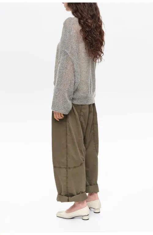 Bimba Y Lola Mohair Boat Neck Sweater