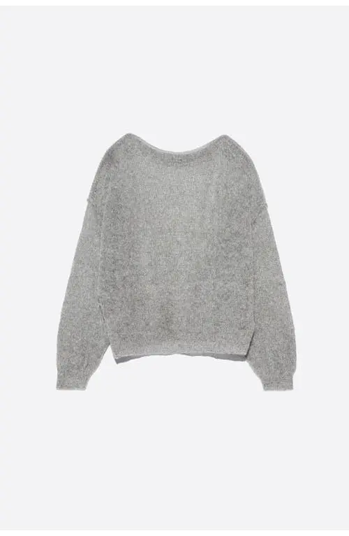 Bimba Y Lola Mohair Boat Neck Sweater