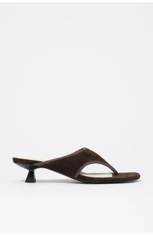 Bimba Y Lola Low-heel Suede Sandals
