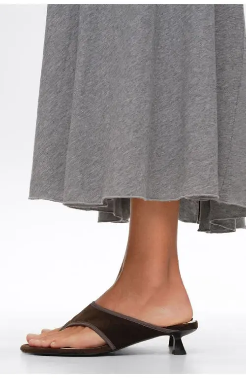 Bimba Y Lola Low-heel Suede Sandals