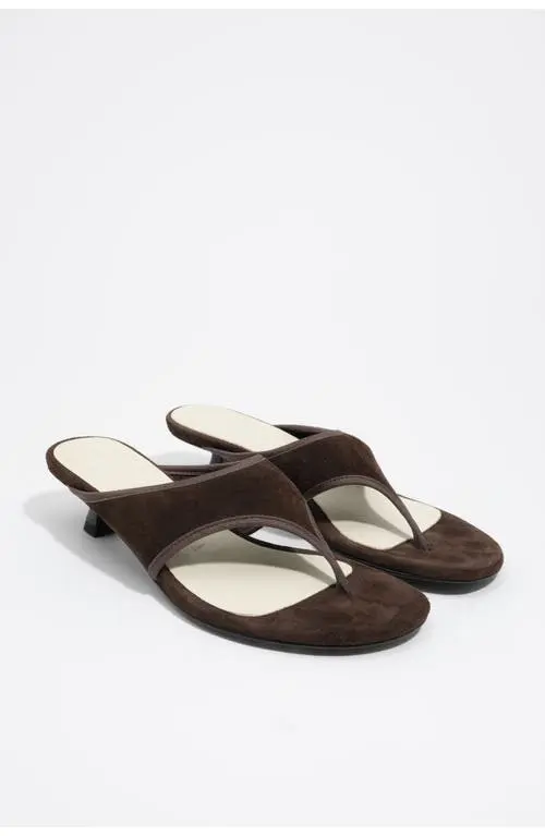 Bimba Y Lola Low-heel Suede Sandals