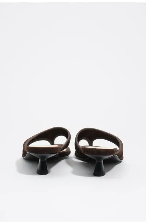 Bimba Y Lola Low-heel Suede Sandals
